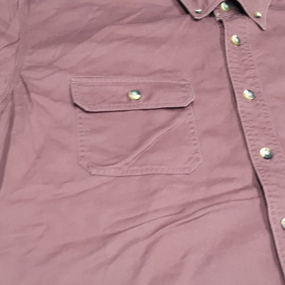 schmidt | Shirts | Ce Schmidt Workwear Mens 2x Maroon Long Sleeve ...